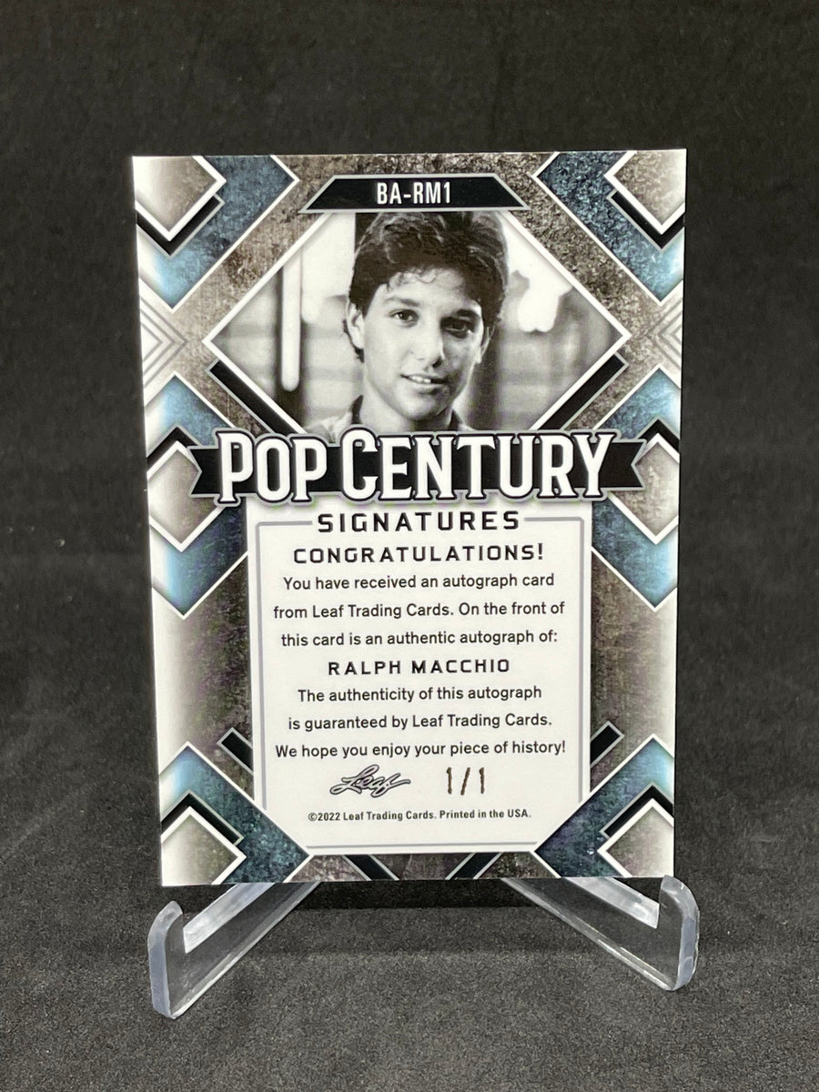 2022 Leaf Pop Century Ralph Macchio Signatures Auto #1/1 – Kollectible ...